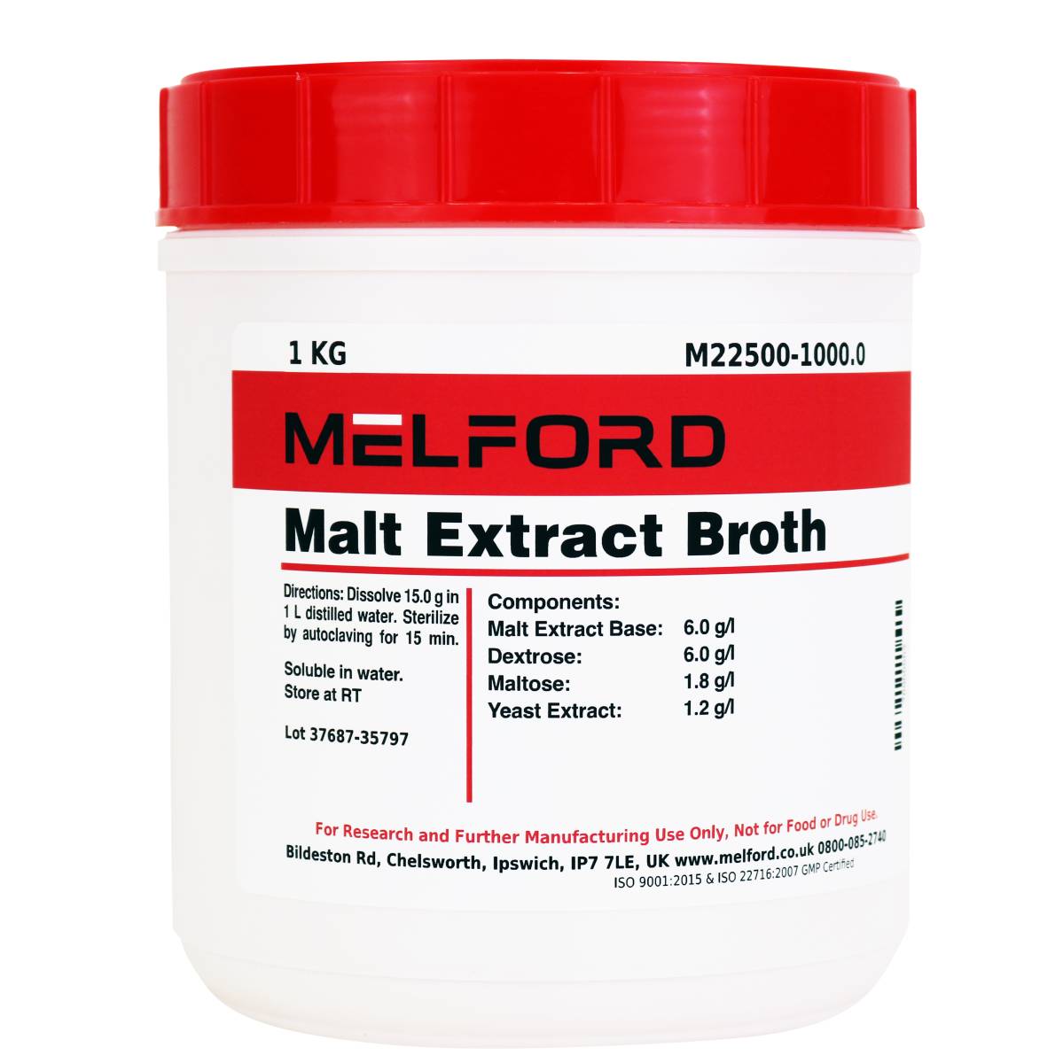 M22500-1000.0 - Malt Extract, Broth, 1 Kilogram