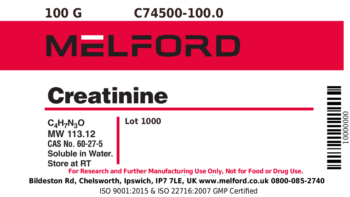 C74500-100.0 - Creatinine, 100 Grams