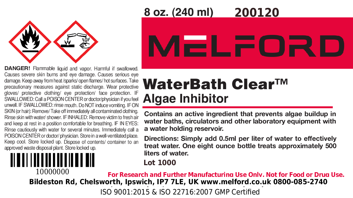 200120 - WaterBath Clear Algae Inhibitor, (240ml) 8 Ounces